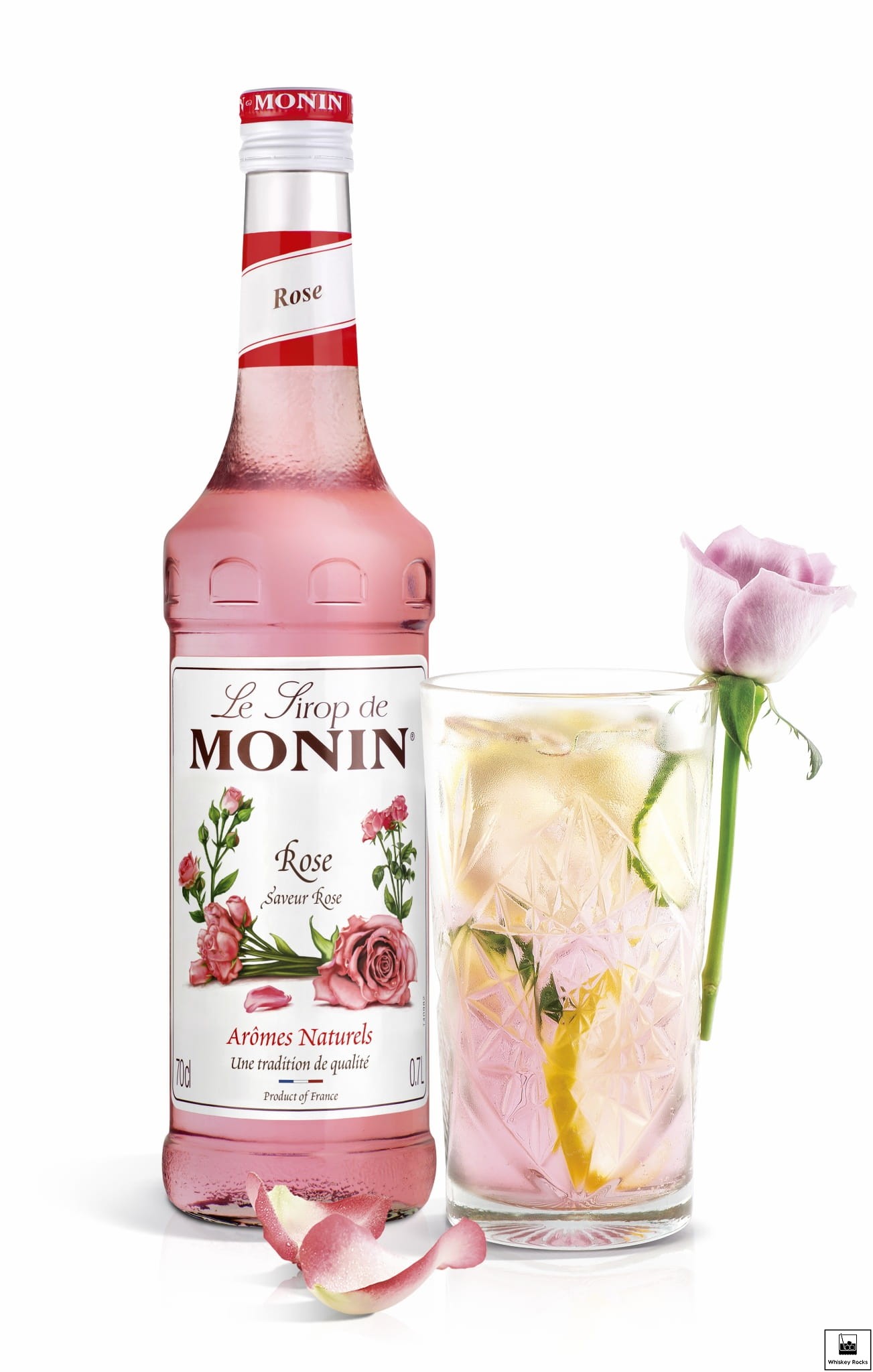Monin Syrop do herbaty Róża 250 ml | Sklep internetowy Whiskey Rocks